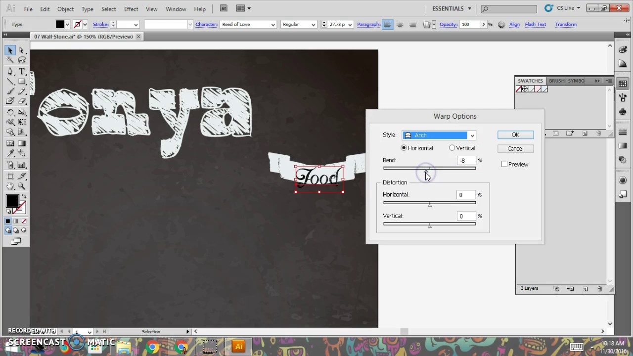 Illustrator Age Chalkboard Tutorial