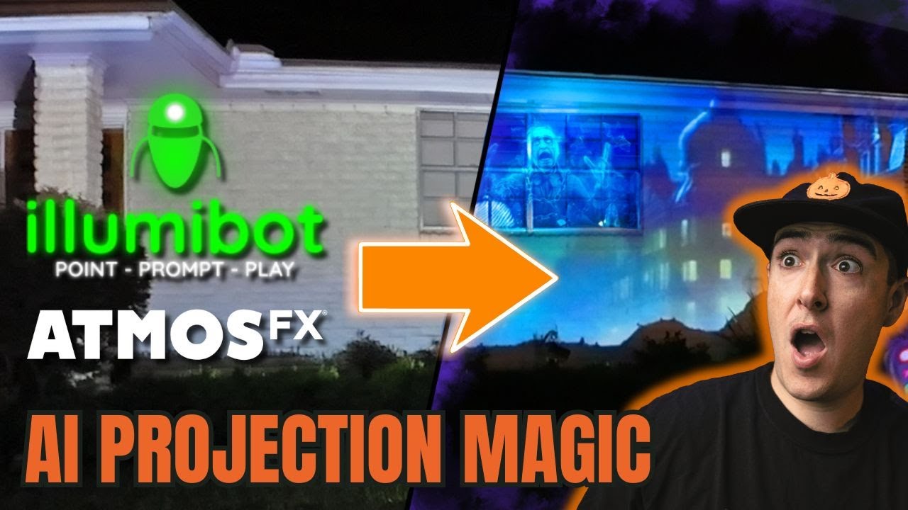 AI Projection Mapping MAGIC! | Full Illumibot Demo + AtmosFX Collab