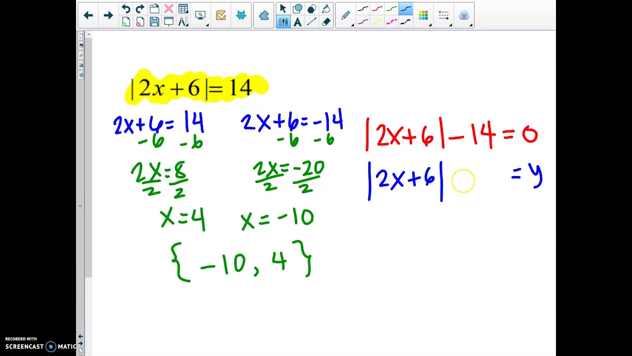checking solutions on graph calc