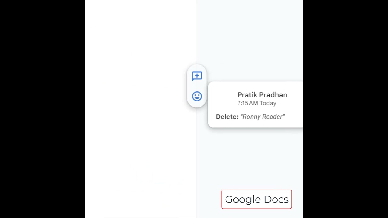 Google Docs Suggestion Mode