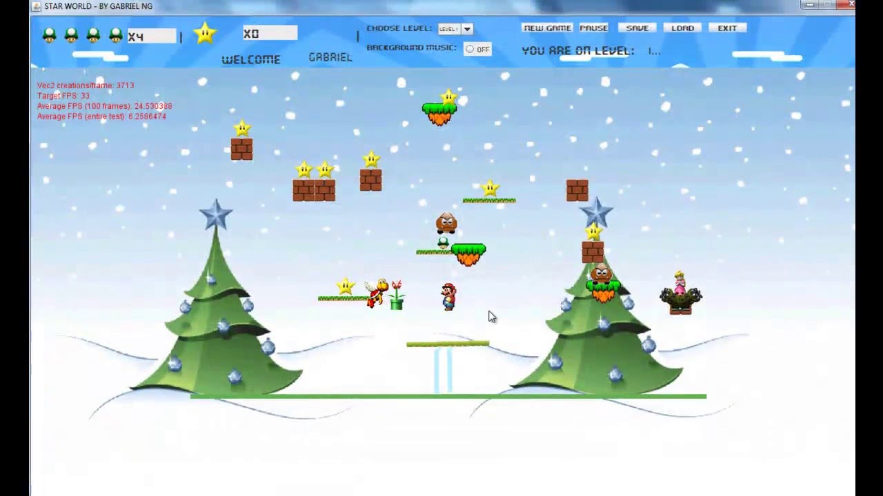 Java Games Programming - Mario using Netbeans (Advanced)