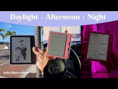 📚 Testing the Kobo Libra Colour in Every Lighting Condition ✨