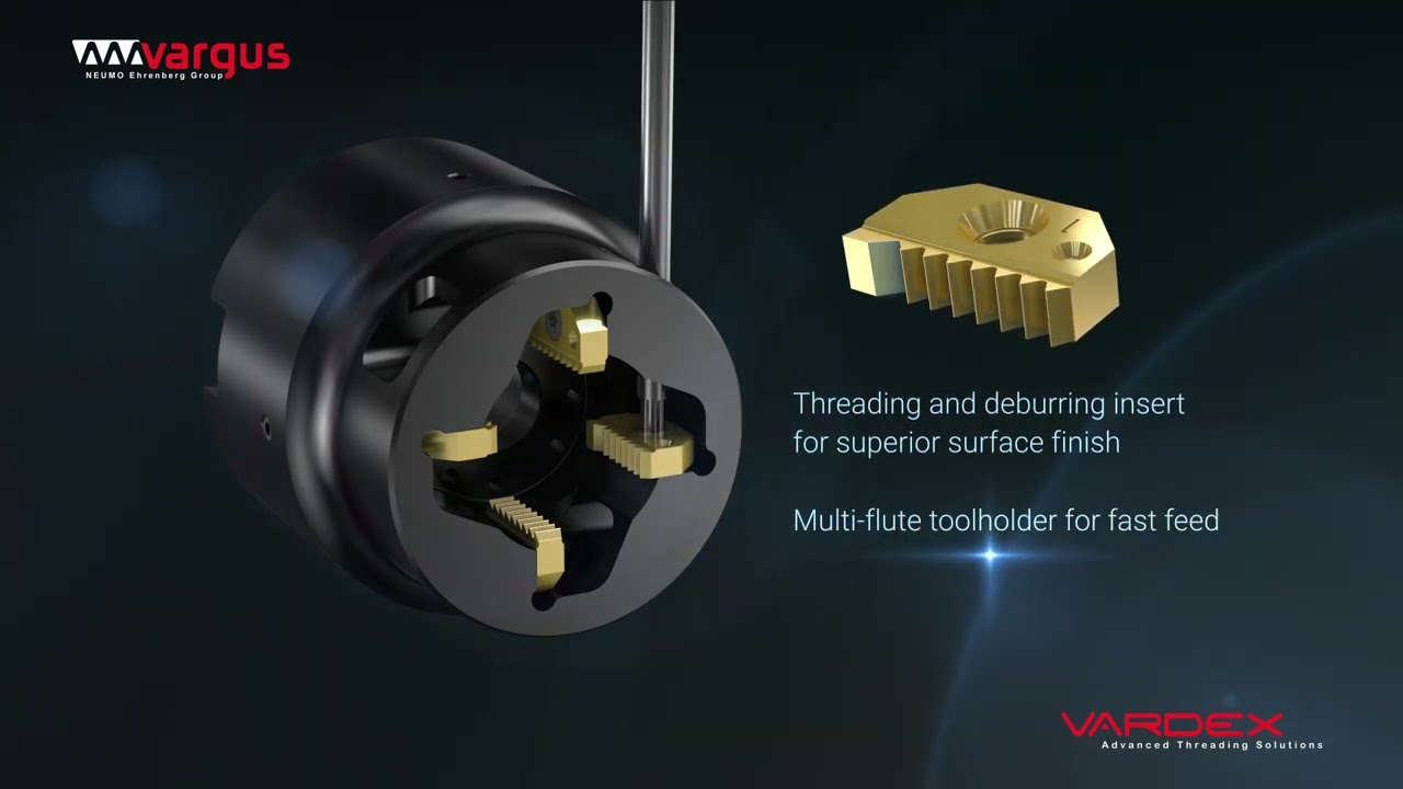 VARGUS Bell Shape System for External Thread Milling