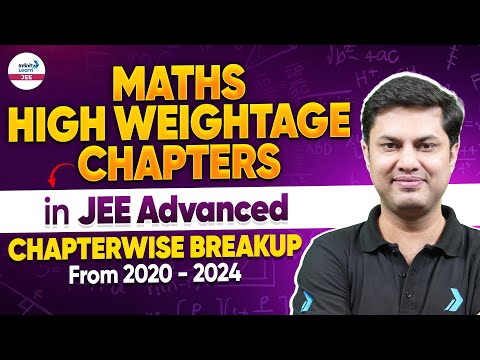 Maths High Weightage Chapters in JEE Advanced | Chapterwise Breakup From 2020 - 2024 | JEE Adv 2025
