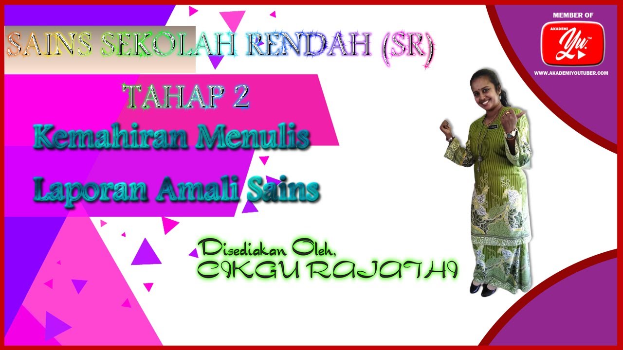 Cara Menulis Laporan Amali Sains (Berformat)