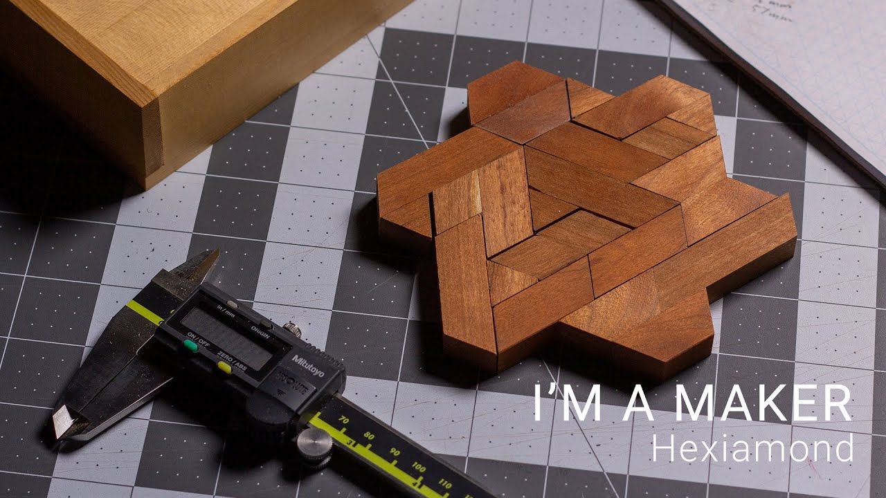 Making a Tangram Hexiamond Puzzle