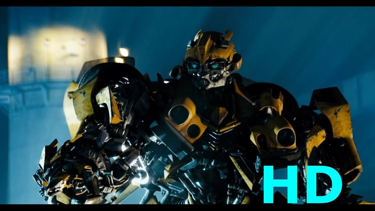 Bumblebee vs. Barricade - Transformers-(2007) Movie Clip Blu-ray HD Sheitla