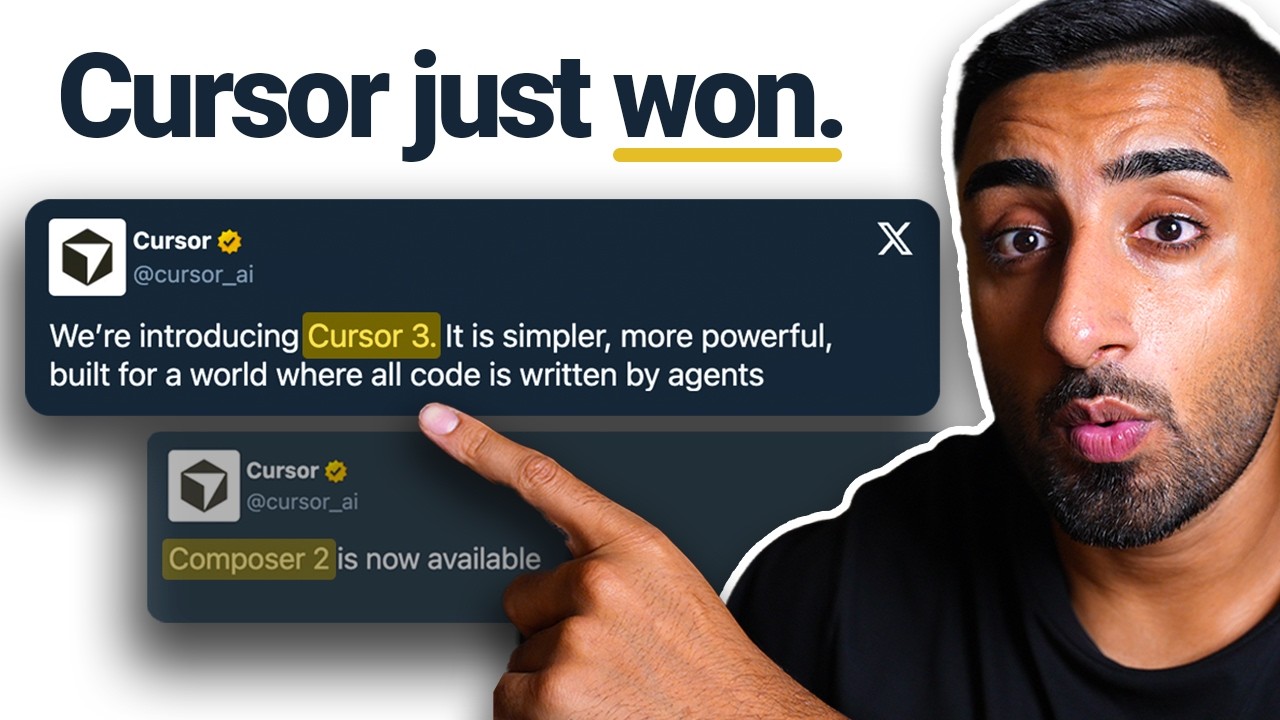 Cursor 3.0 is officially the new King (My AI coding setup revealed)