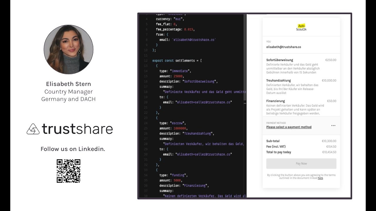 trustshare API Demo (in german)