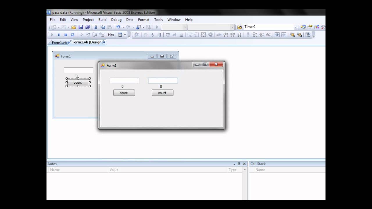 Visual basic 2008 multithread pass data from thread