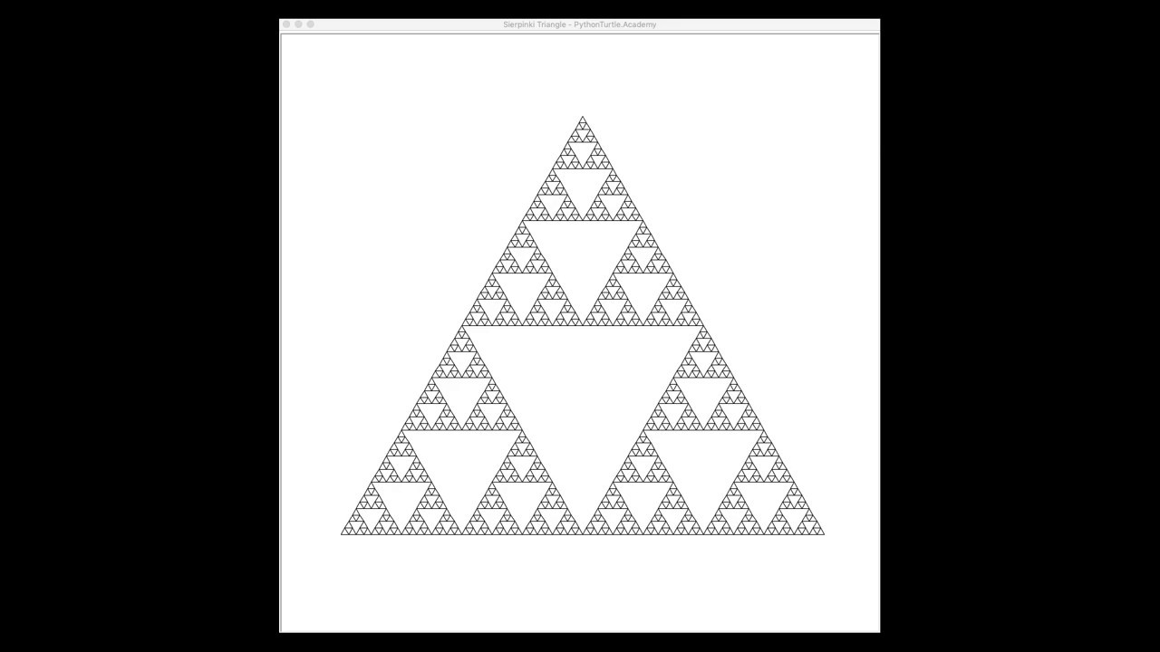 Sierpinski Triangle - Python Turtle Project