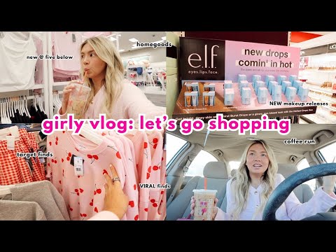 SHOPPING VLOG🛍️✨ *target finds, home goods, and NEW at Five Below!*