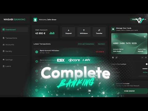 Wasabi Scripts | Complete Banking