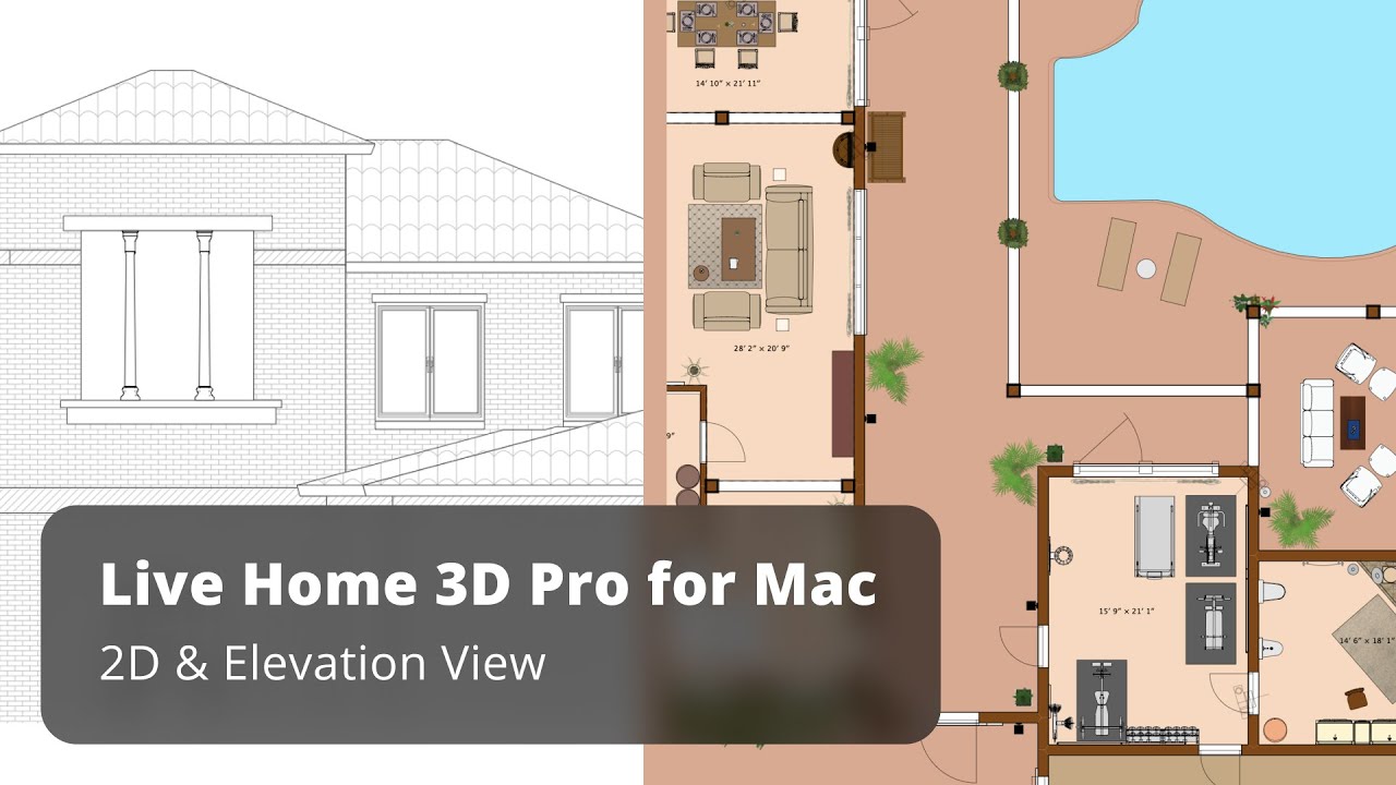 Live Home 3D Pro Intro - 2D & Elevation View
