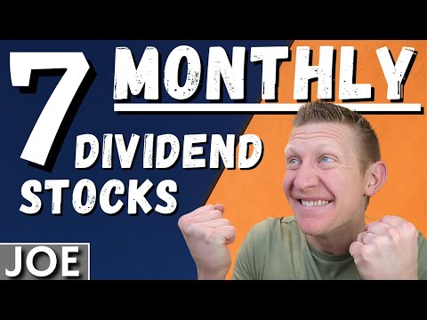 7 BEST MONTHLY DIVIDEND STOCKS (2021) -- Which One Should YOU Buy?