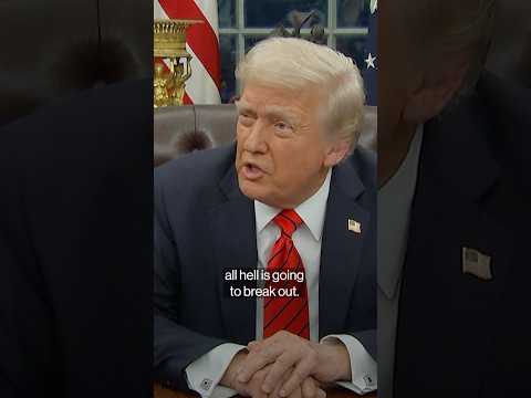 Trump Warns 'All Hell Will Break Out' If Hamas Delays Hostage Release
