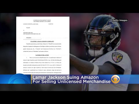 Lamar Jackson Suing Amazon For Allegedly Selling Unlicensed Merchandise