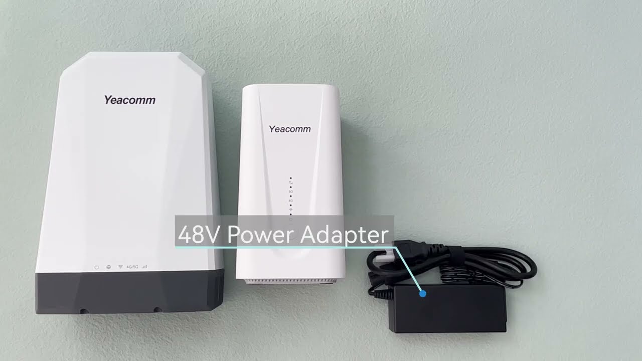 Yeacomm NR610 Smart 5G Outdoor CPE SET 5G ODU with PoE Indoor WiFi6 Router
