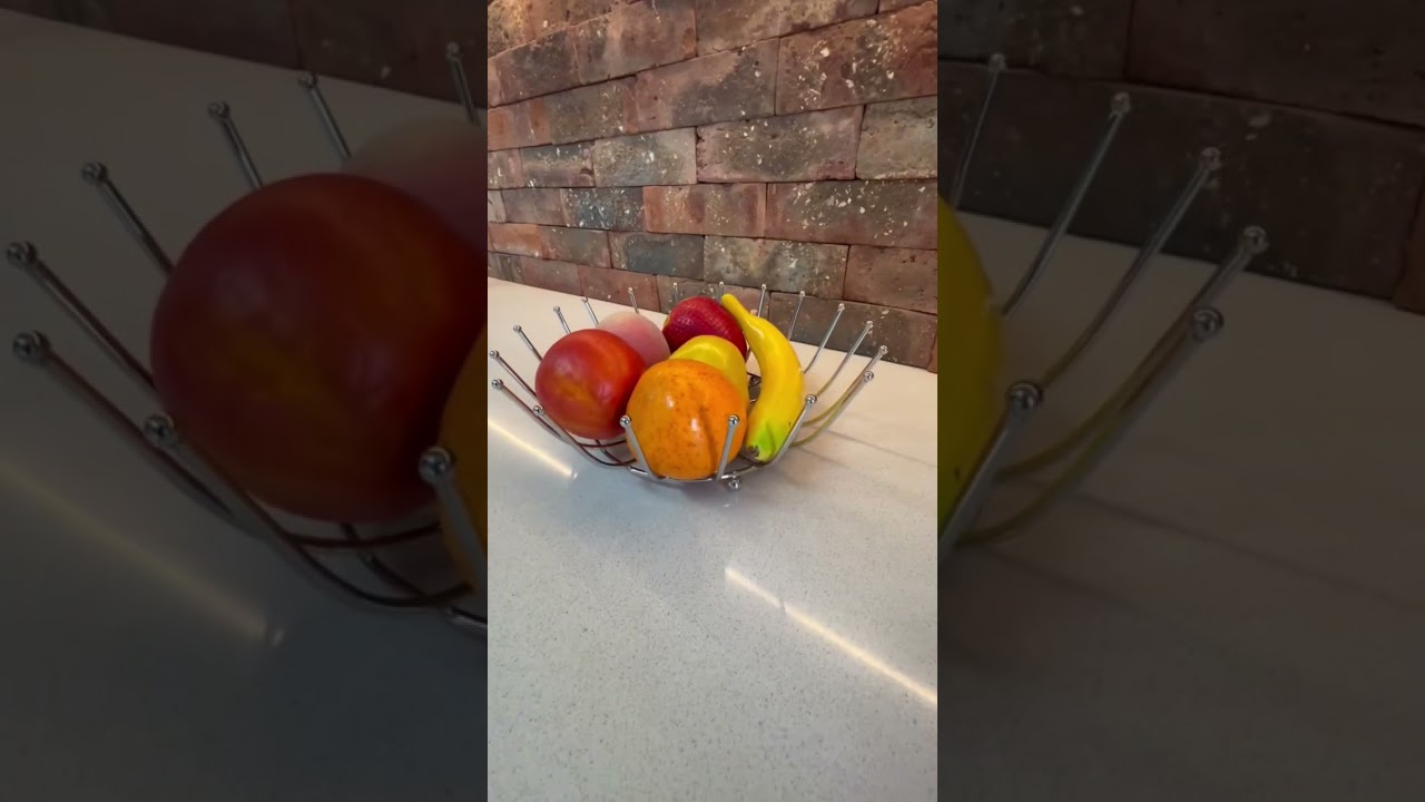 No pueden faltar las frutas en la mesa, utiliza este lindo frutero que además decorará tu comedor 🤩