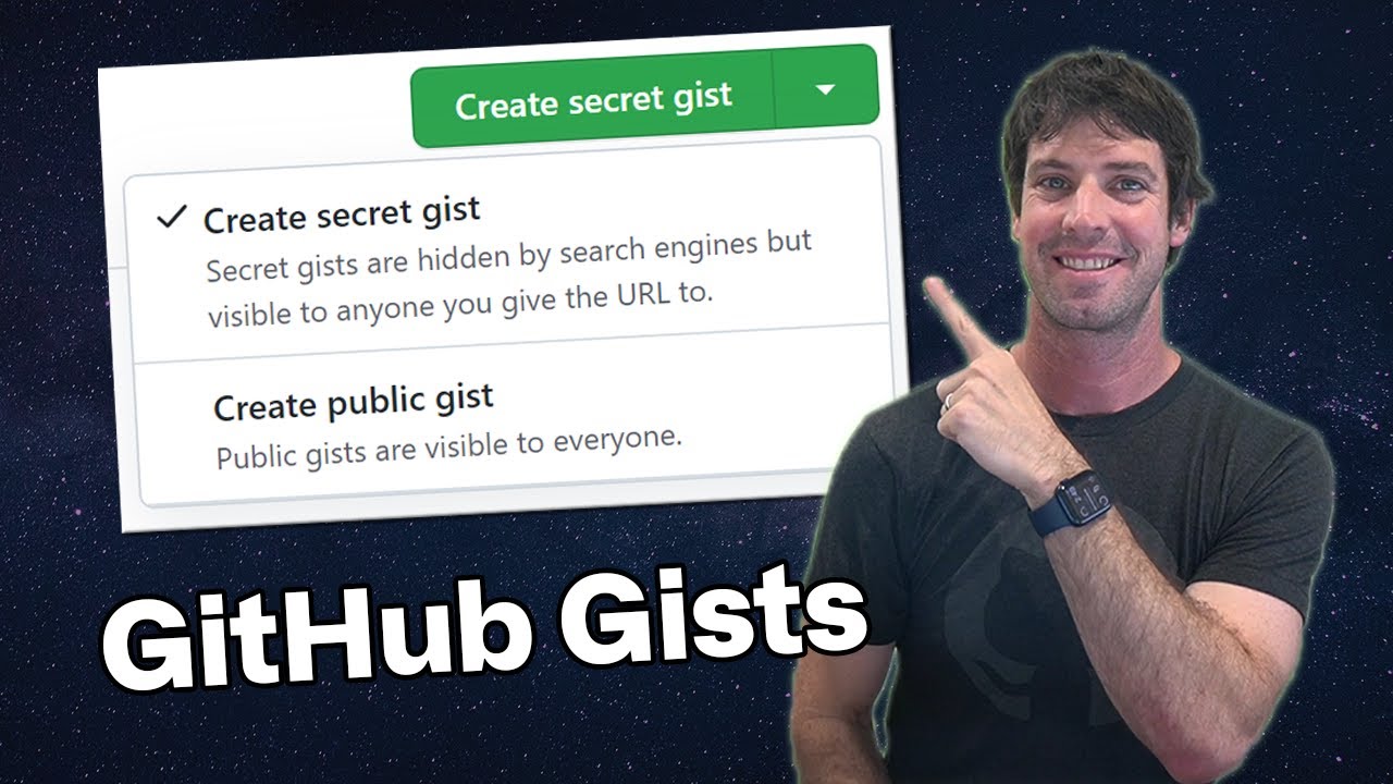 Share snippets and files with GitHub Gists