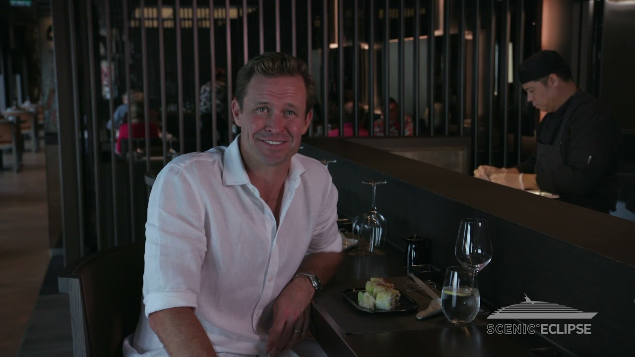 Dining onboard Scenic Eclipse