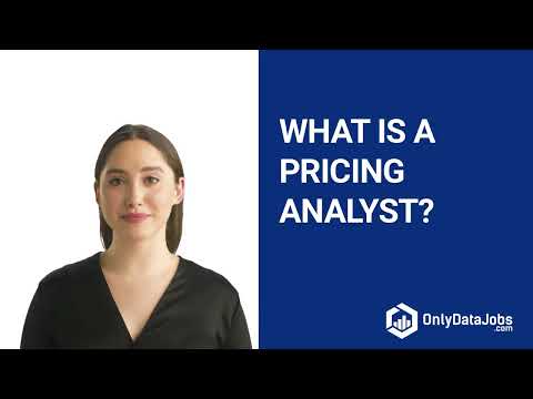 Pricing Analyst Job Description