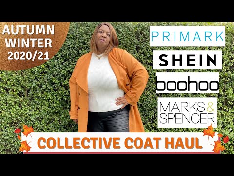MASSIVE AUTUMN WINTER COAT HAUL | Primark, Shein, Boohoo, Marks and Spencers