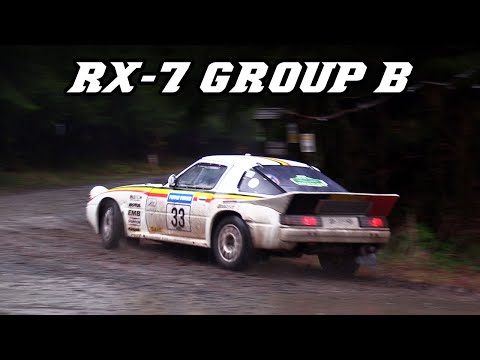 Group B Mazda RX-7 Sound - FB RX-7 Rally Car Exhaust Video