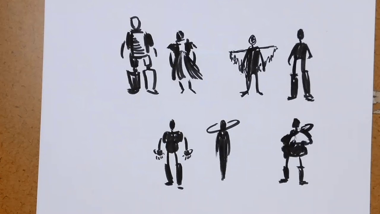 Character Designing using Silhouettes - Extra