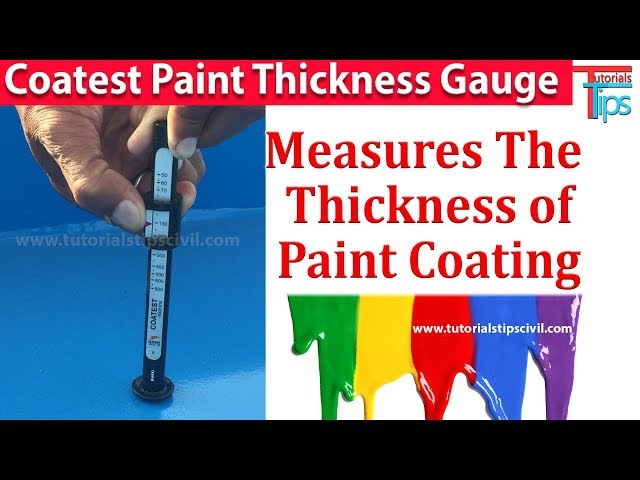 Paint & Surface Testing Insturmenst - Paint Coating Thickness Tester ...