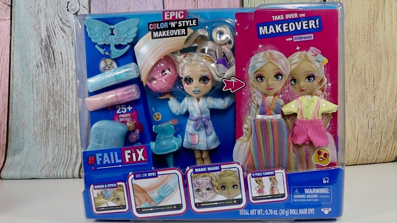 Epic Color ‘N Style Makeover Doll, Take Over the Makeover #FailFix
