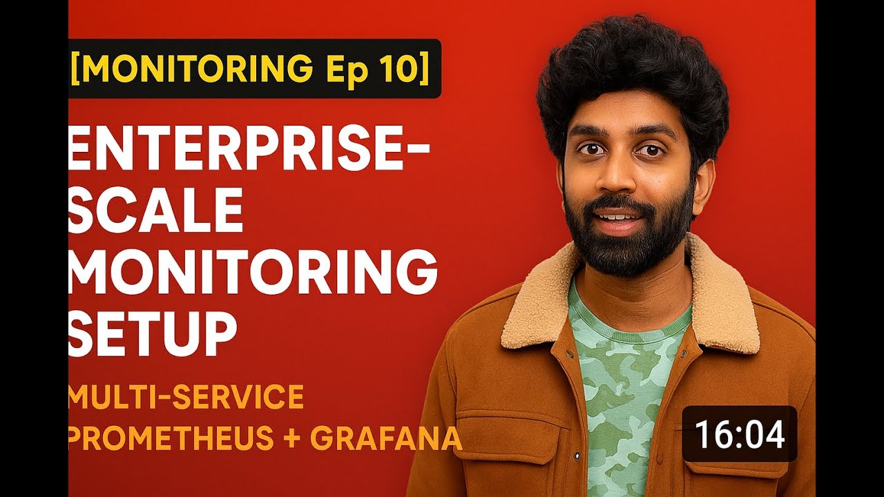 EP10 Enterprise-Scale Monitoring Setup | Multi-Service Prometheus + Grafana (Monitoring & Alerting)