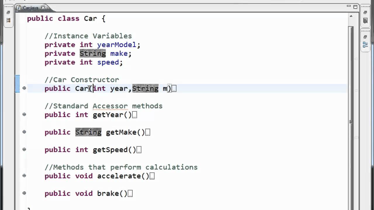 Java Tutorial - 8 - Constructors