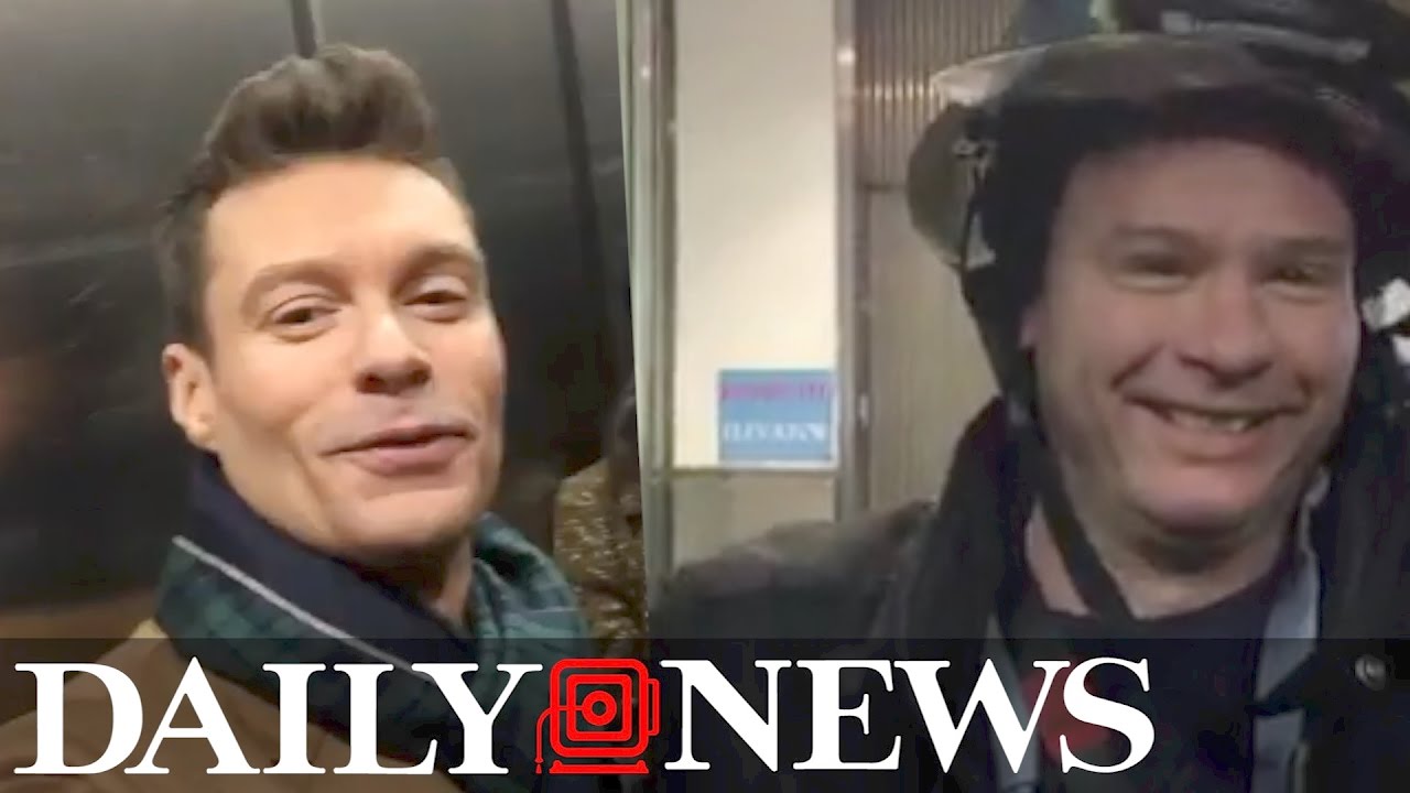 Ryan Seacrest gets rescued from elevator by FDNY