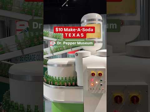 $10 Make-A-Soda experience at Dr Pepper Museum Texas