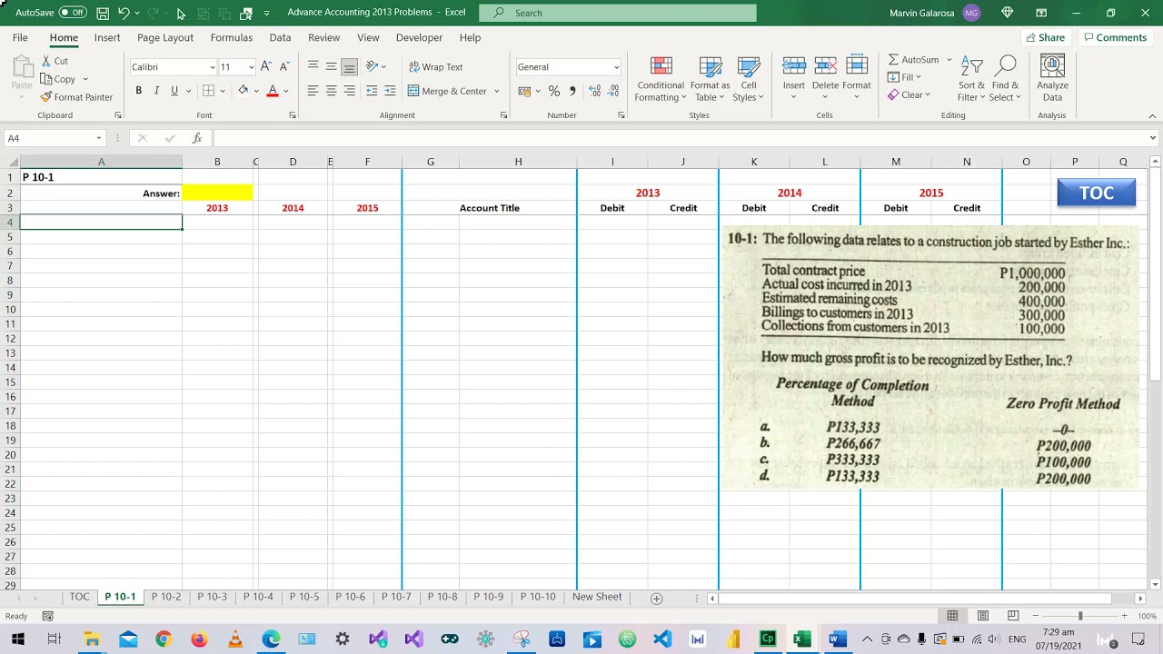 Answering Problems Effectively-Long Term Construction Contracts10-1(Peralta & Guerrero)