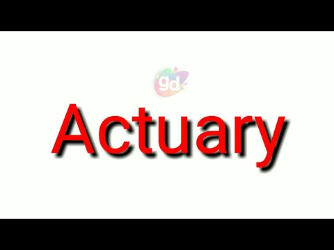Actuary Pronunciation and Meaning//Googul Dictionary//