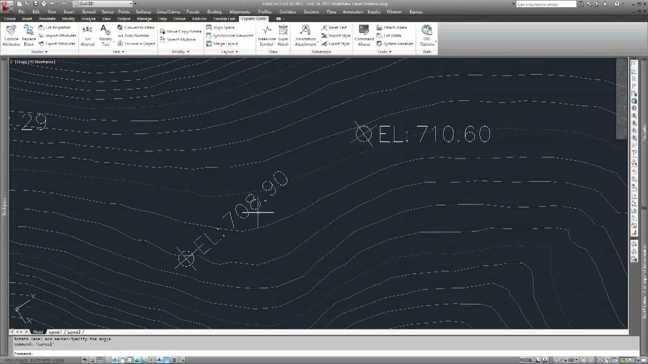 Civil 3D_2012 Label Rotation