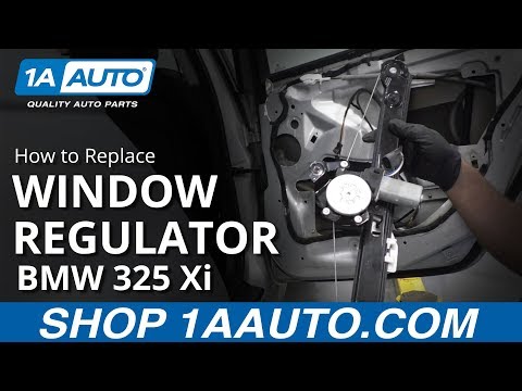 How to Replace Rear Window Regulator 01-05 BMW 325 Xi