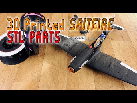 Free Spitfire 3D printed RC plane by ELECTRONOOBS - Thingiverse