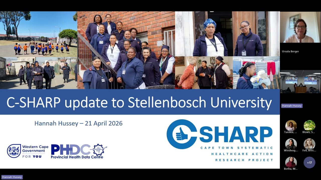 C-SHARP and the Power of Research That Matters | Global Health Webinar Series 2026