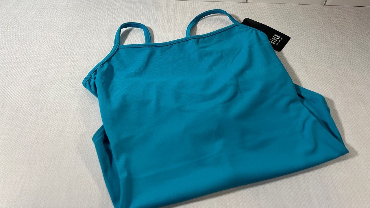 Bloch Womens Nejor Microlux Camisole Leotard - Turquoise