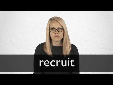 RECRUIT definition and meaning | Collins English Dictionary
