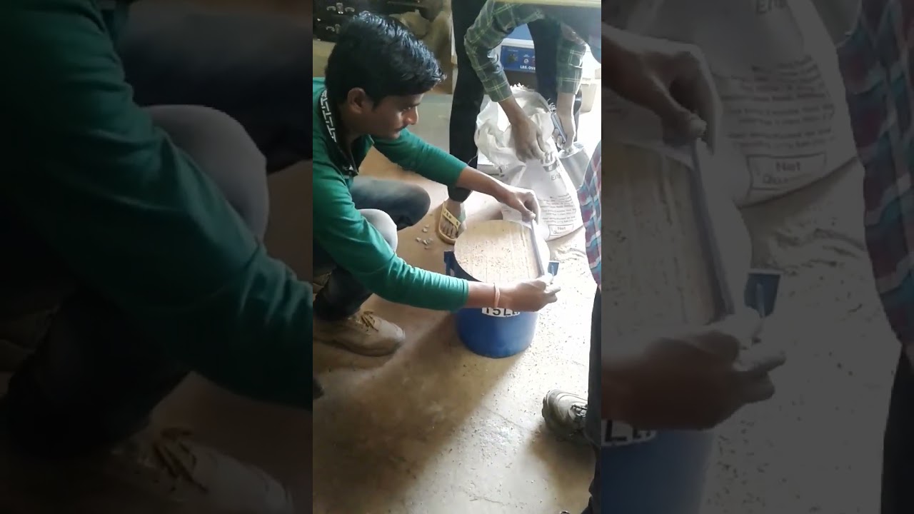 Bulk density of Sand