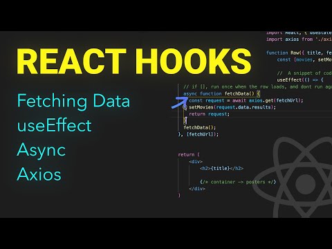 How to Use ASYNC Functions in React Hooks Tutorial - (UseEffect + Axios)