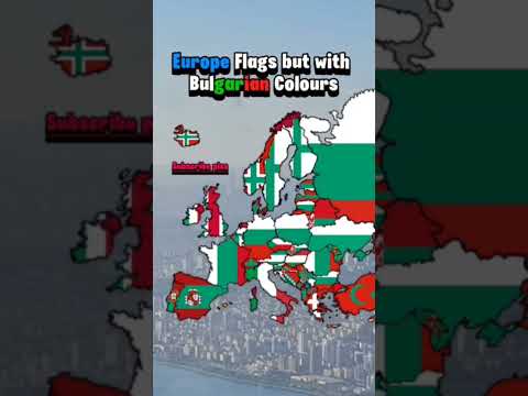 European Flag But Bulgarian Colours #bulgaria #europe #flag #flags #country #geography #map #mapping