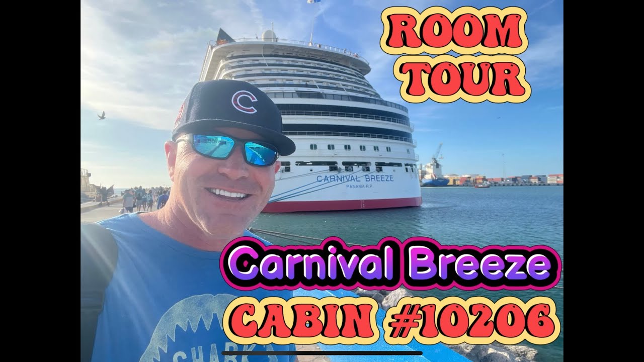 Cabin 10206 - Interior with Picture Window (Walkway View) - Carnival Breeze