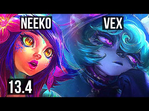 NEEKO vs VEX (MID) | 1.9M mastery, 1300+ games | KR Diamond | 13.4