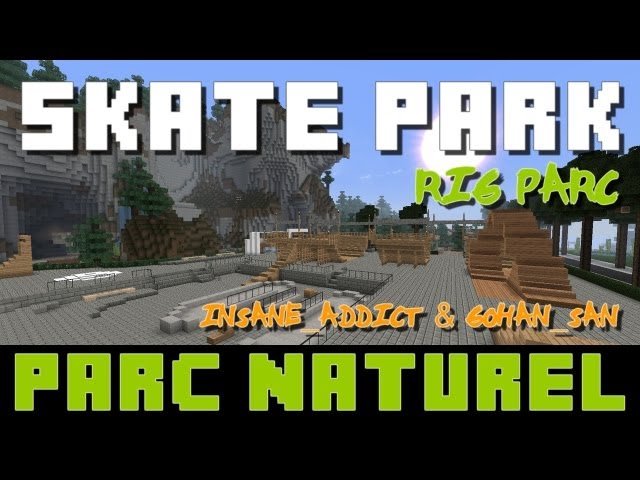 skate park in ferracorbserveur Minecraft Map