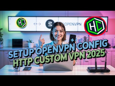 Download & Setup OpenVPN Config File on HTTP Custom | free internet (2025)